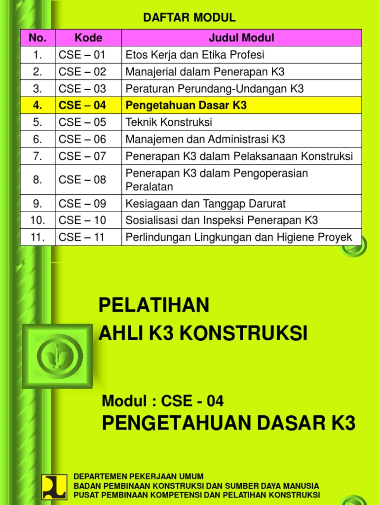 Pengetahuan Dasar K3-Rev | PDF