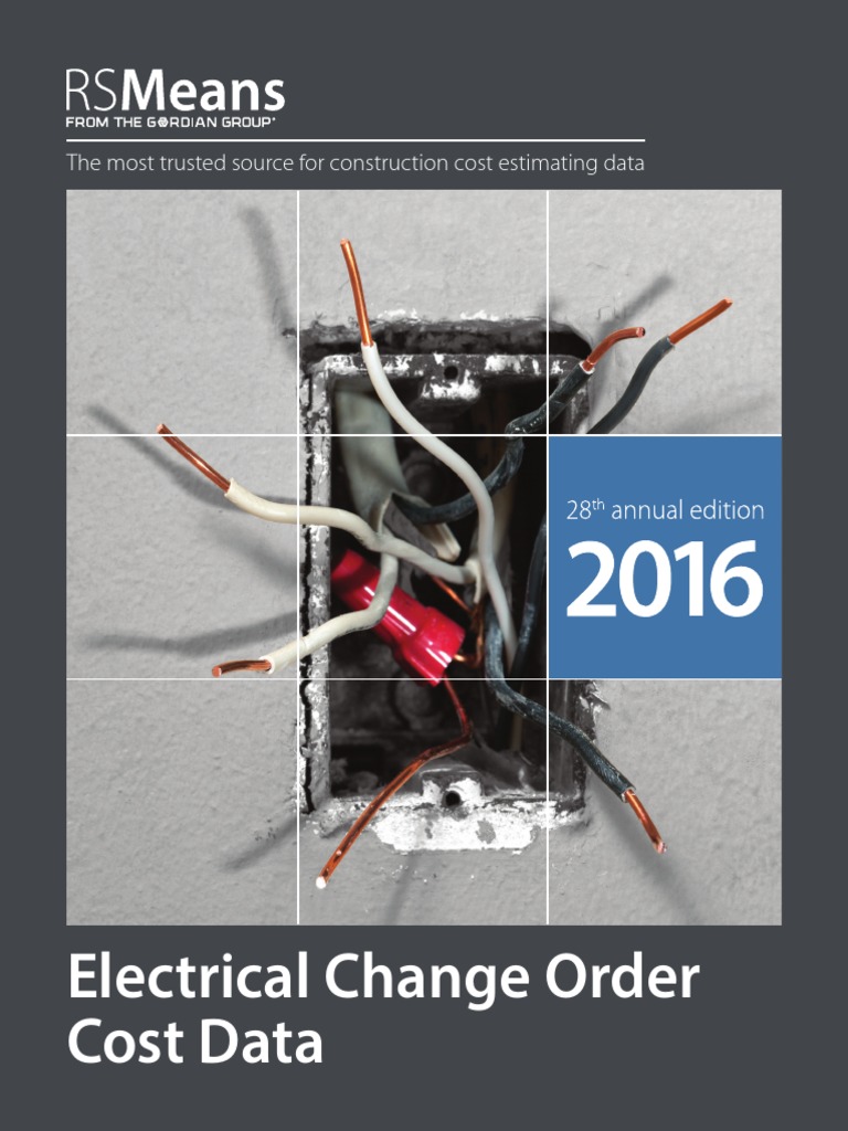 RSMeans Electrical Change Order | PDF | Cost | Employment
