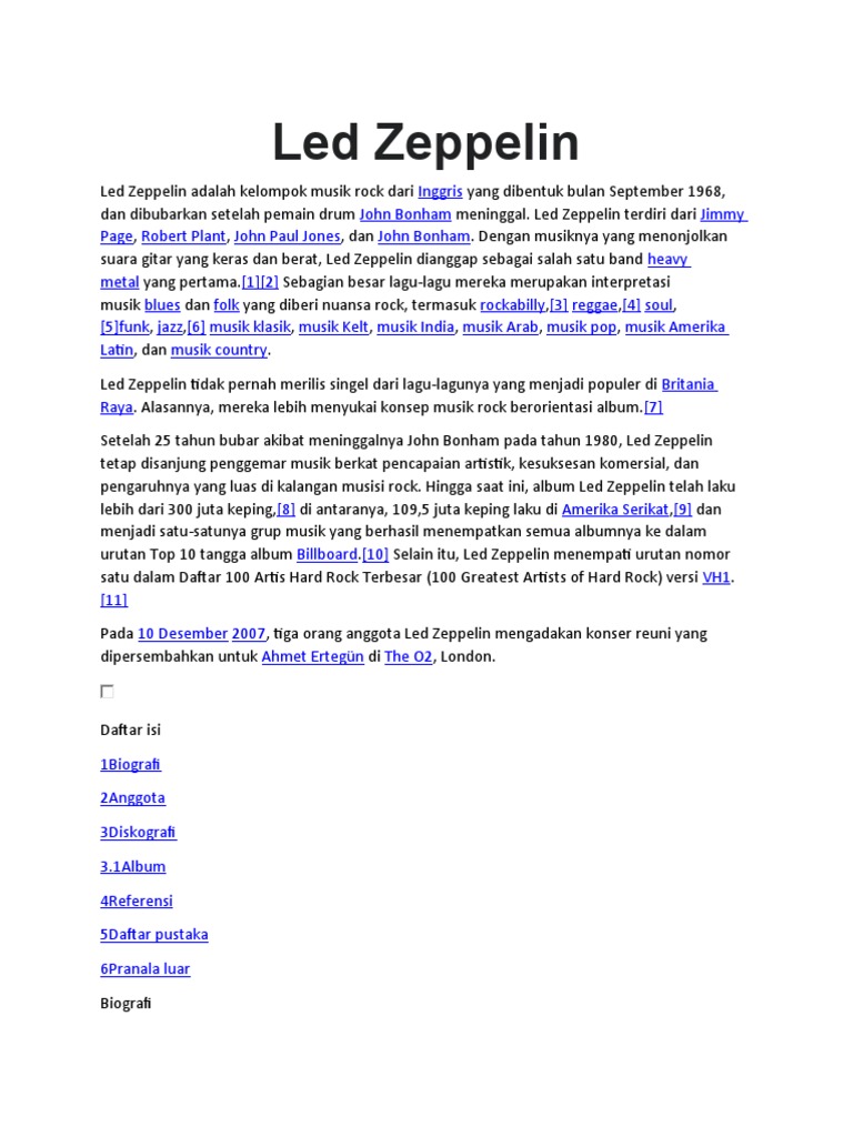 Led Zeppelin | PDF | Klasik