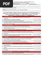 ISSM COREQ Checklist (Español) | PDF