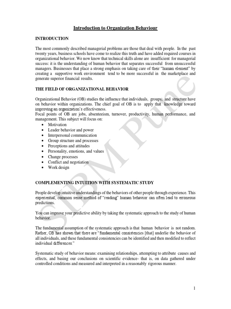 OB Reading Material 1 | PDF | Perception | Diversity (Business)