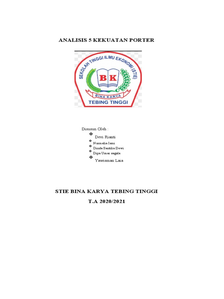 Makalah Analisis 5 Kekuatan Porter-Dikonversi | PDF