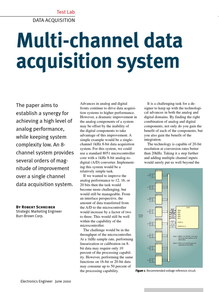 Multi-Channel Data Acquisition System | PDF