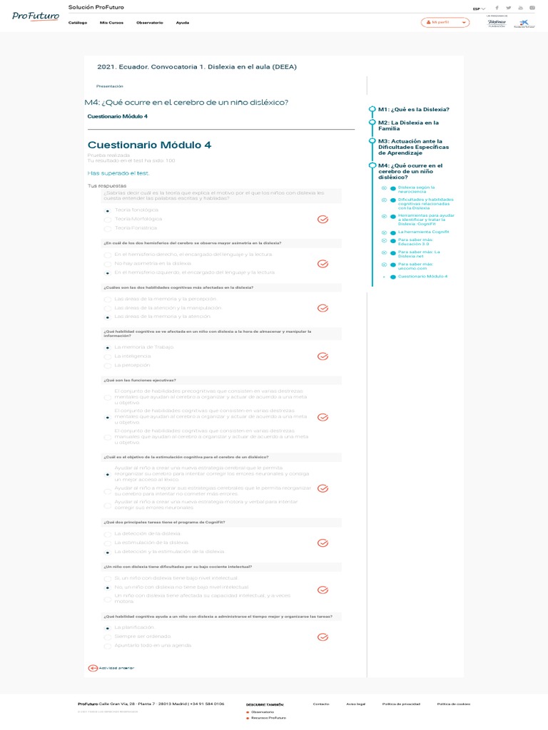 Test 3 | PDF | Dislexia | La naturaleza humana