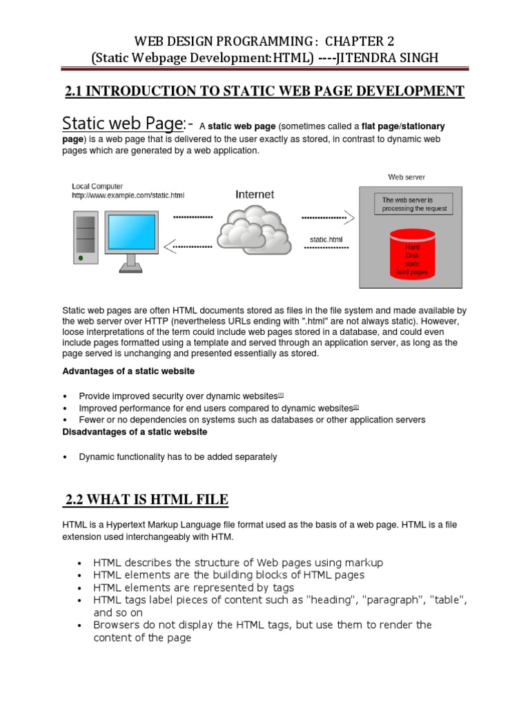 Web Design Programming Chapter 2 | PDF | Html Element | Html