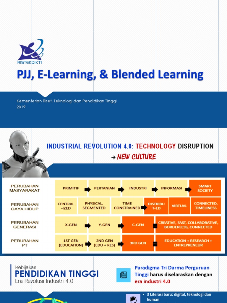 PJJ E Learning Blended Learning | PDF