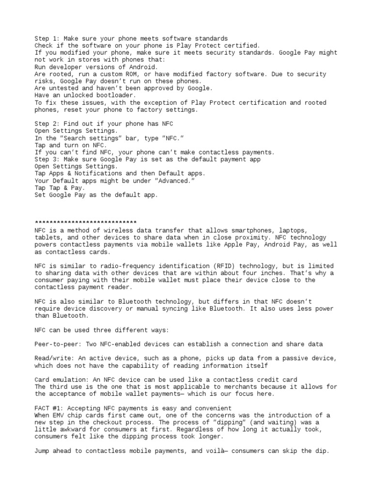 Tap N Pay | PDF | Emv | Smart Card