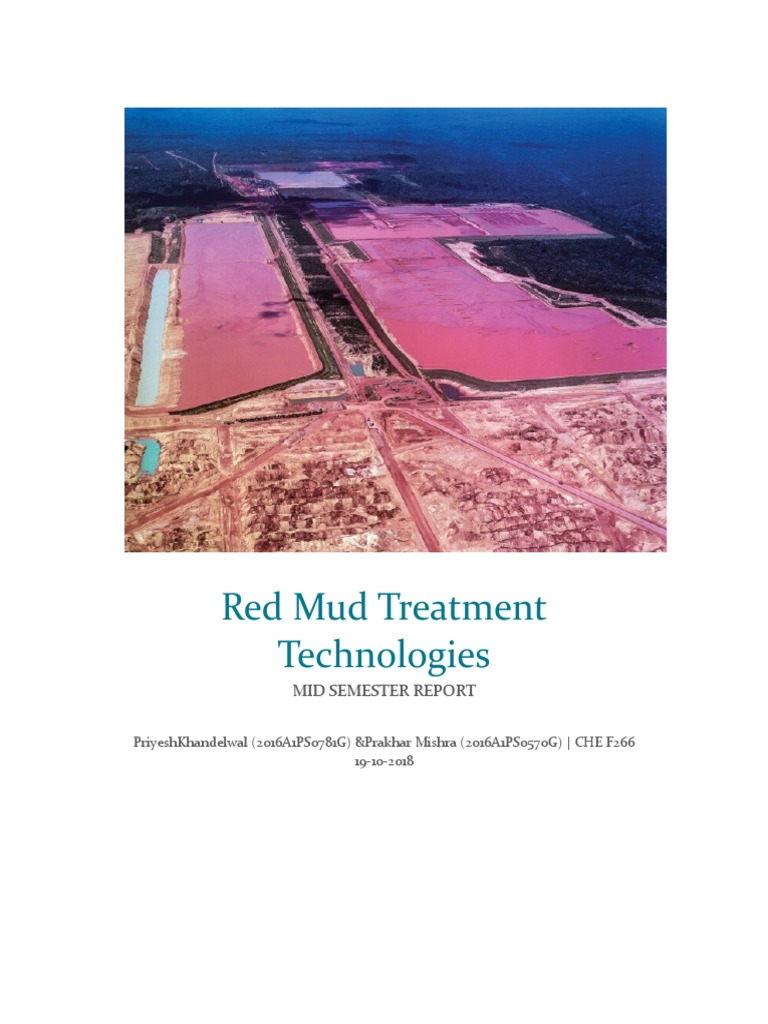 Red Mud Treatment Insights | PDF | Aluminium Oxide | Physical Sciences