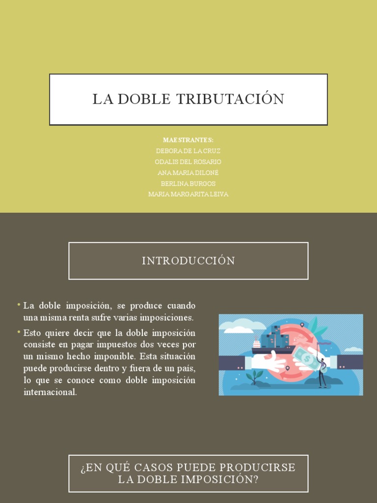 Doble Tributación y Tratados Fiscales | PDF | Doble imposición | Impuestos