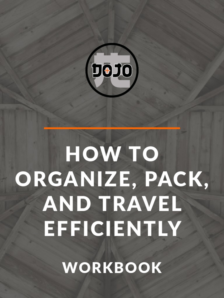 How To Organize, Pack, and Travel Efficiently: Workbook | PDF | Baggage ...