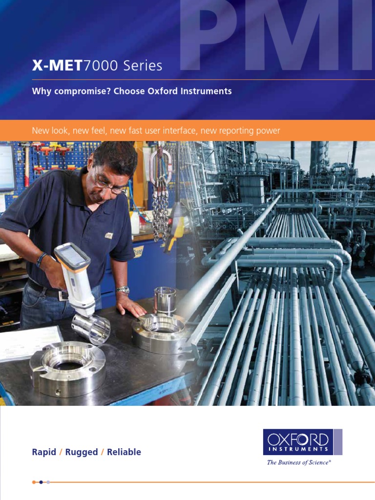 X MET7000 PMI Brochure March 2013 | PDF