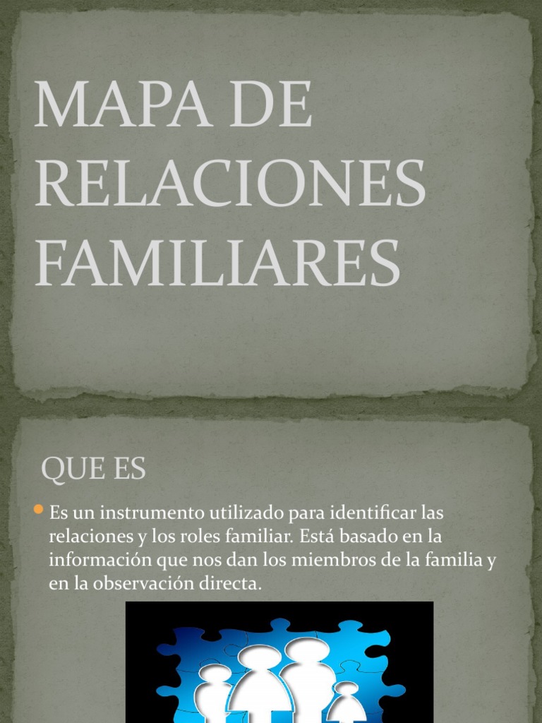 Mapa de Relaciones Familiares | PDF