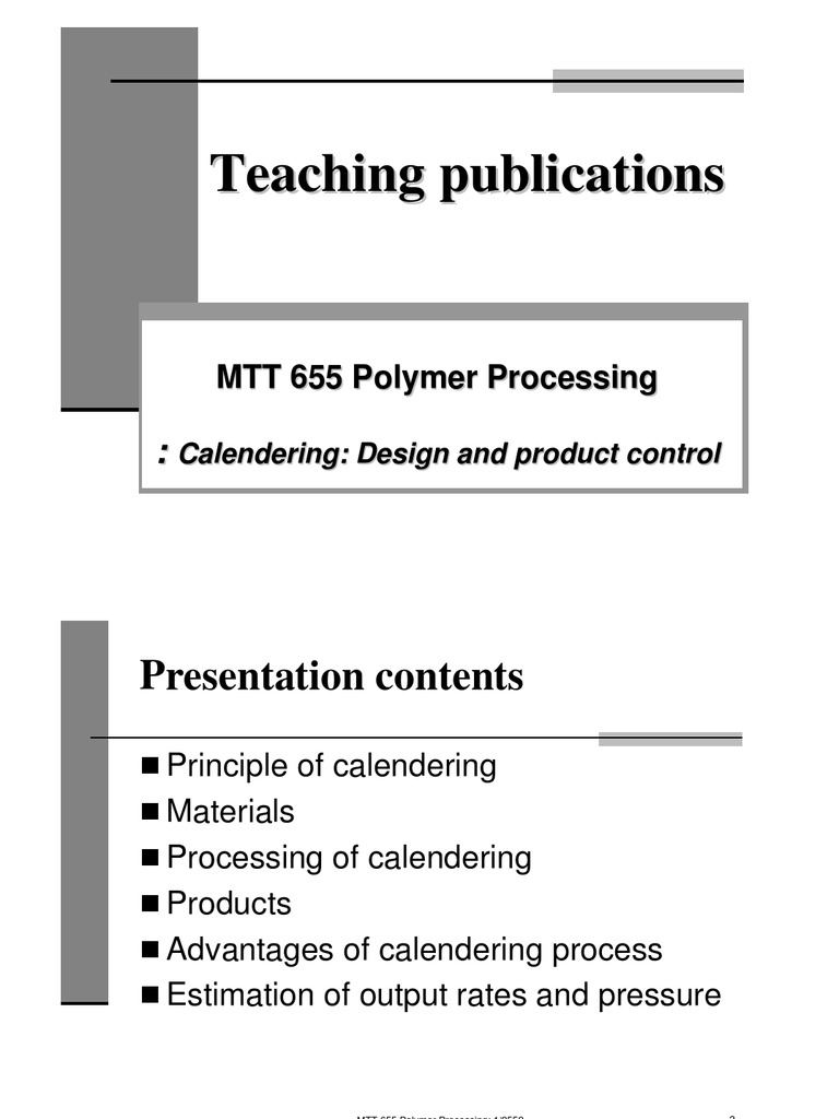 PVC Calender Film Process | PDF | Polymers | Polyvinyl Chloride