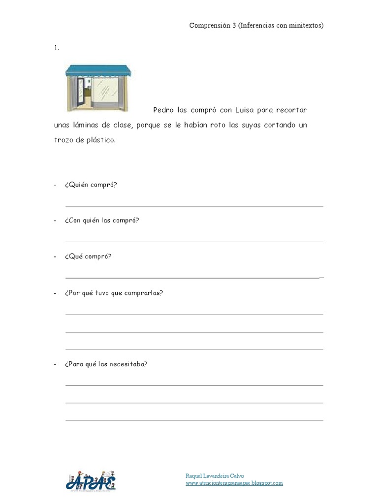 Comprensión Lectora Inferencias A Partir de 32 Textos Breves | PDF