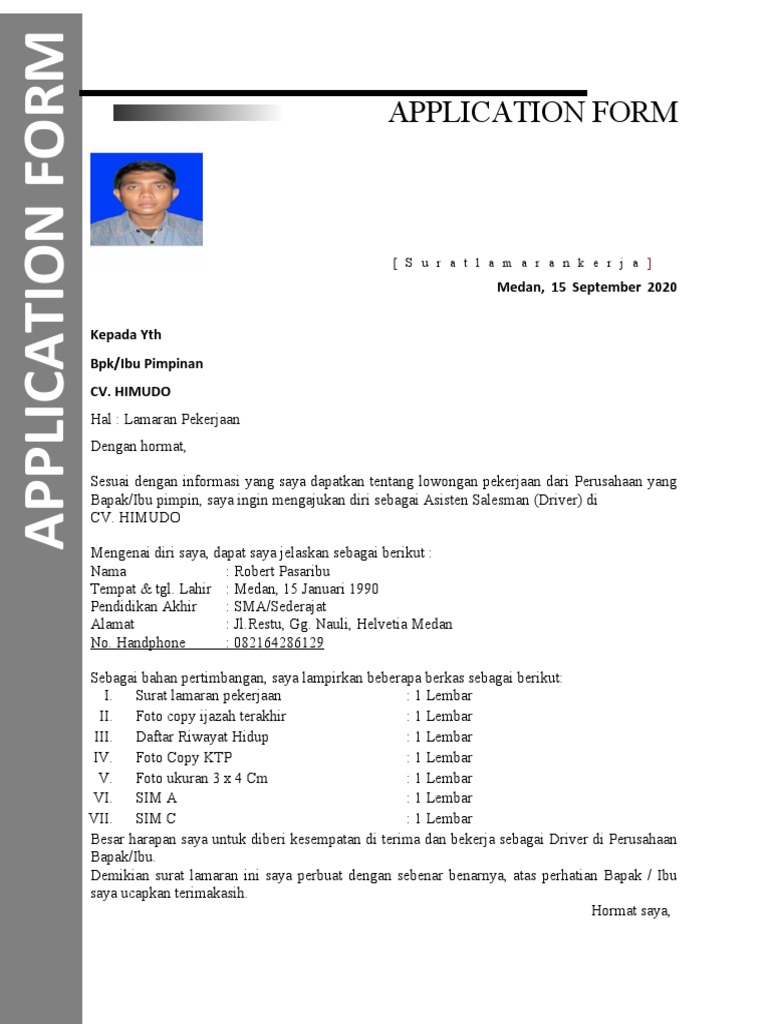 CV Robert Pasaribu | PDF