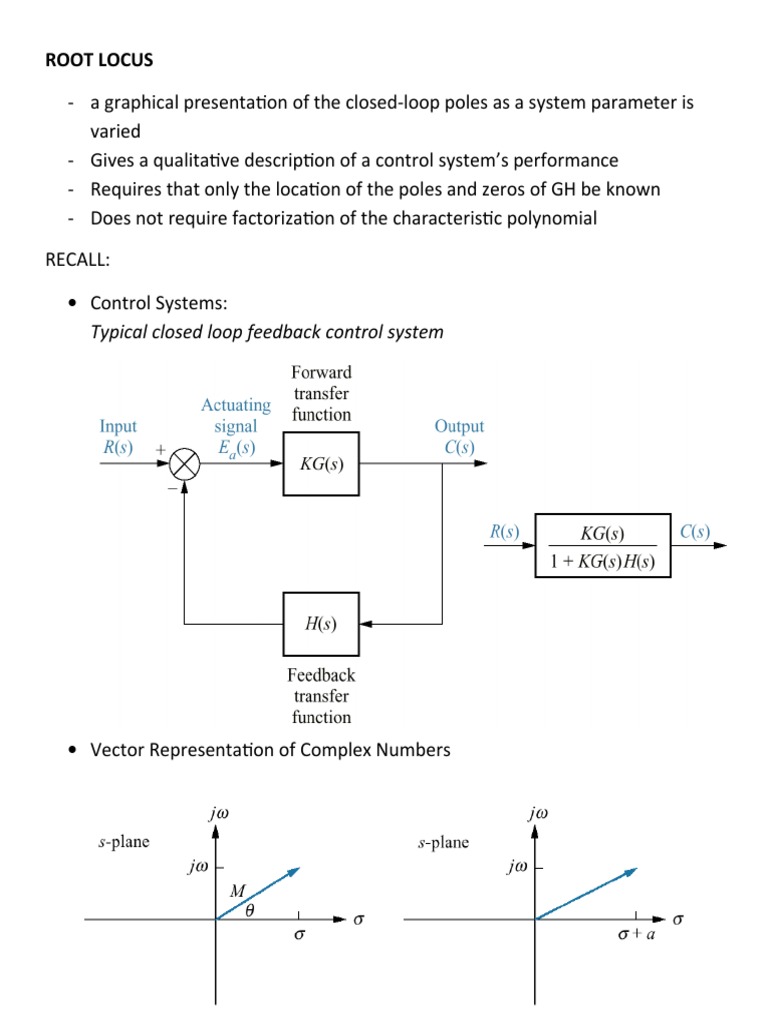 11 Root Locus 1 | PDF | Mathematical Objects | Zero Of A Function