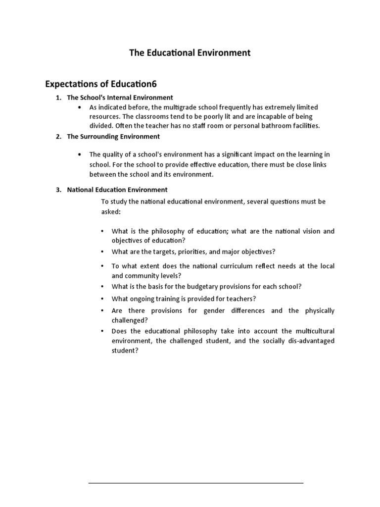 Enhancing Multigrade School Environments | PDF | Teacher Education ...