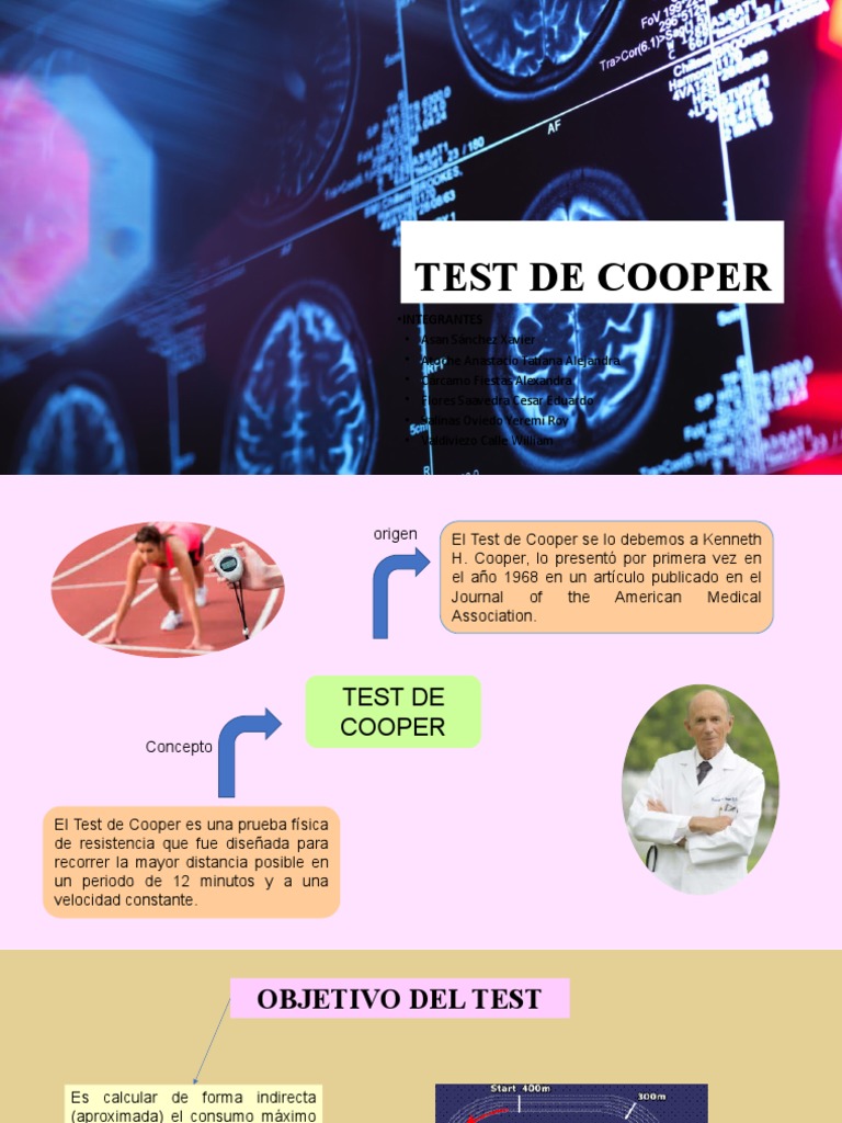 Test de Cooper | PDF | Especialidades Medicas | Medicina CLINICA