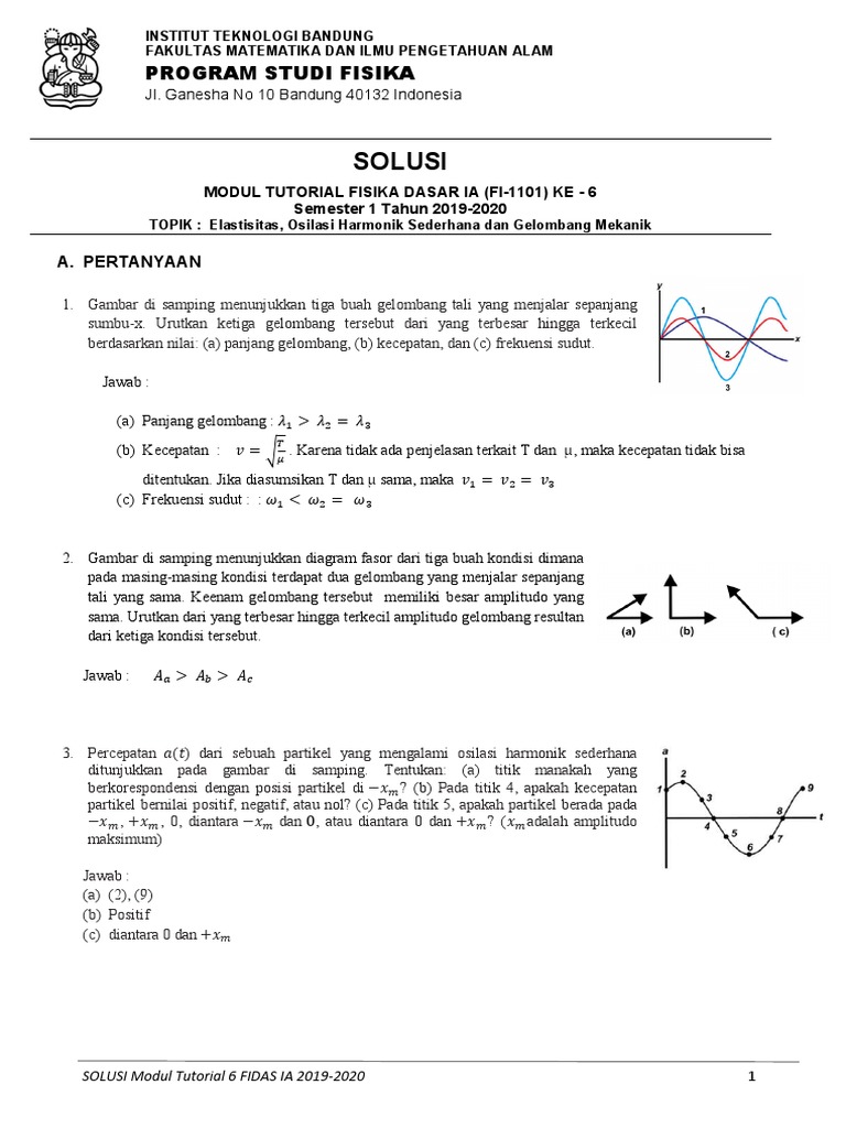 SOLUSI Modul Tutorial 6 FIDAS IA 2019-2020 | PDF