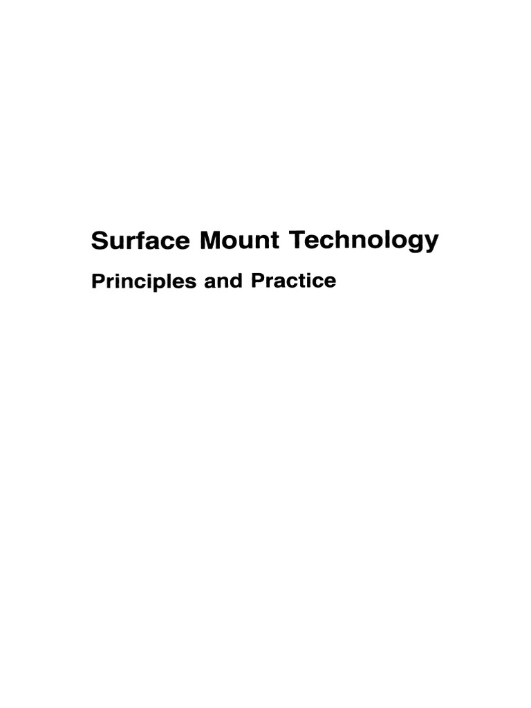 Ray P. Prasad (Auth.) - Surface Mount Technology - Principles and ...