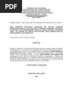 Modelo de Poder para Proceso Ejecutivo Con Título Hipotecario | PDF