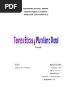 Teorias Eticas | PDF | Hedonismo | Moralidad