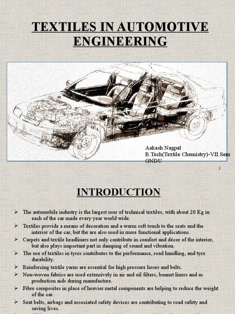 Textiles in Automotive Engineering | PDF | Nonwoven Fabric | Textiles