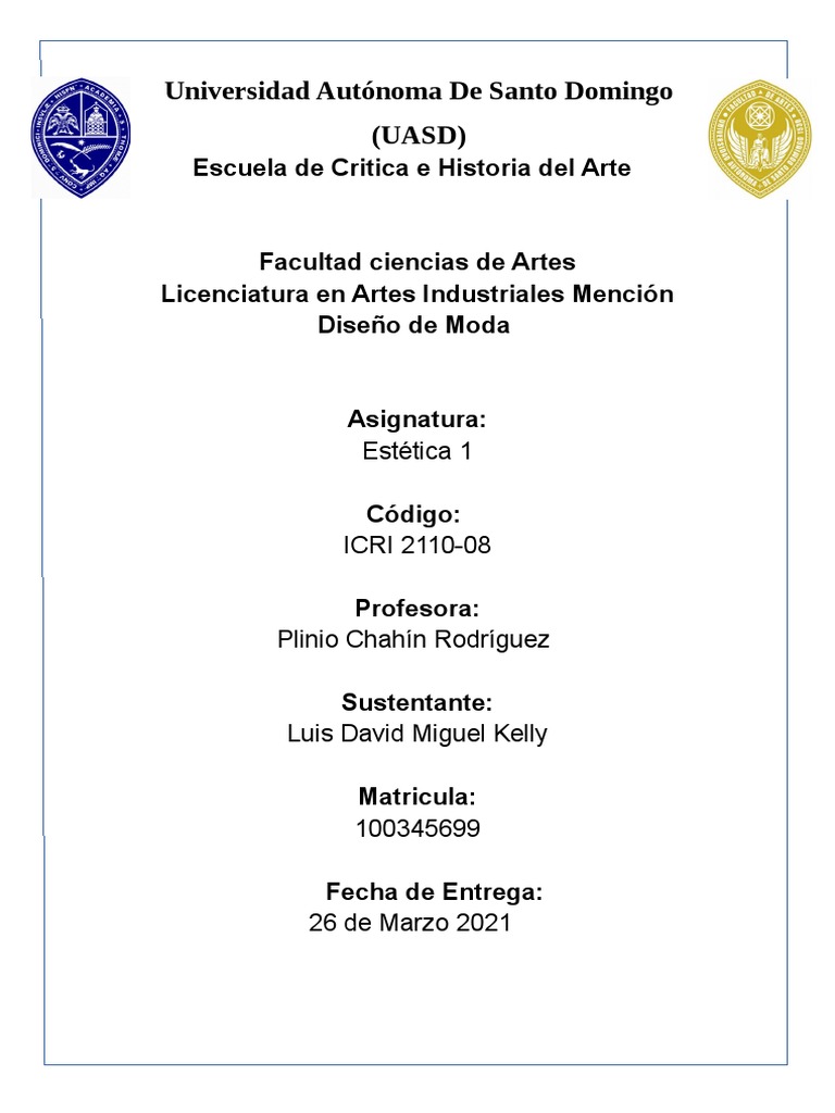 Guia para Analizar Obras Pictoricas | PDF | Pinturas | República Dominicana