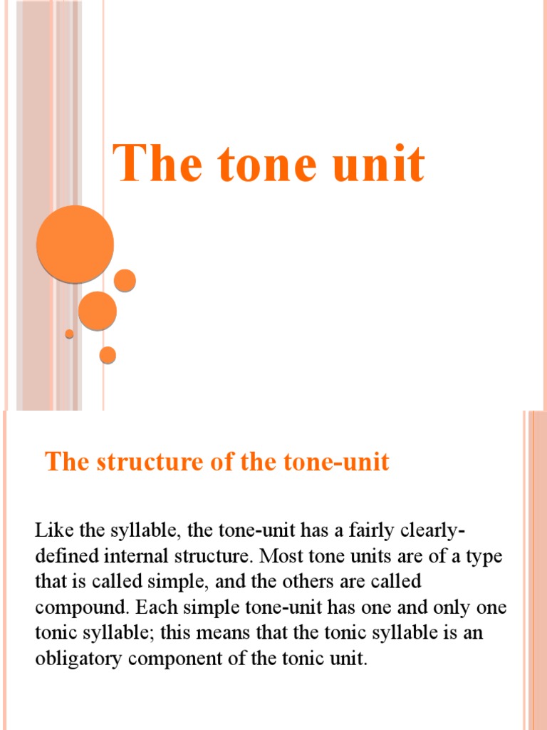 The Tone Unit | Download Free PDF | Tone (Linguistics) | Stress ...