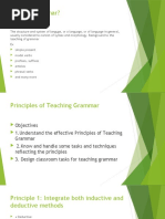 Module 1 English 110 Teaching and Assessment of Grammar | PDF | Phrase ...