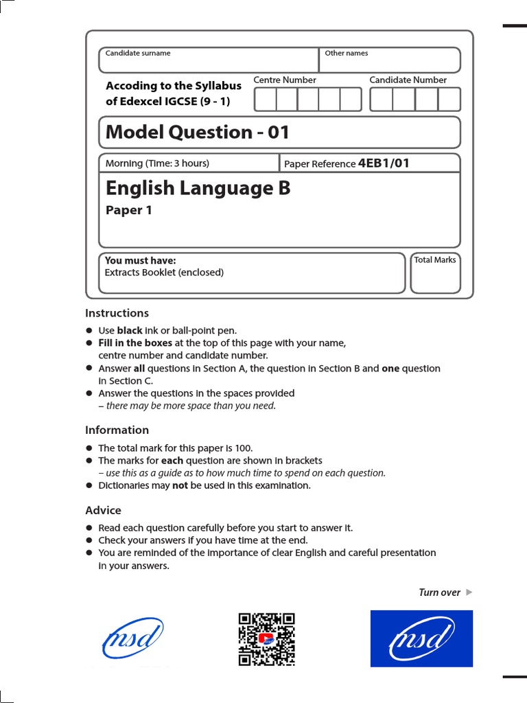 Model Question - 01 | PDF