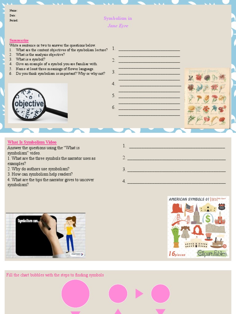 Symbolism Guided Notes | PDF | Narration | Symbols