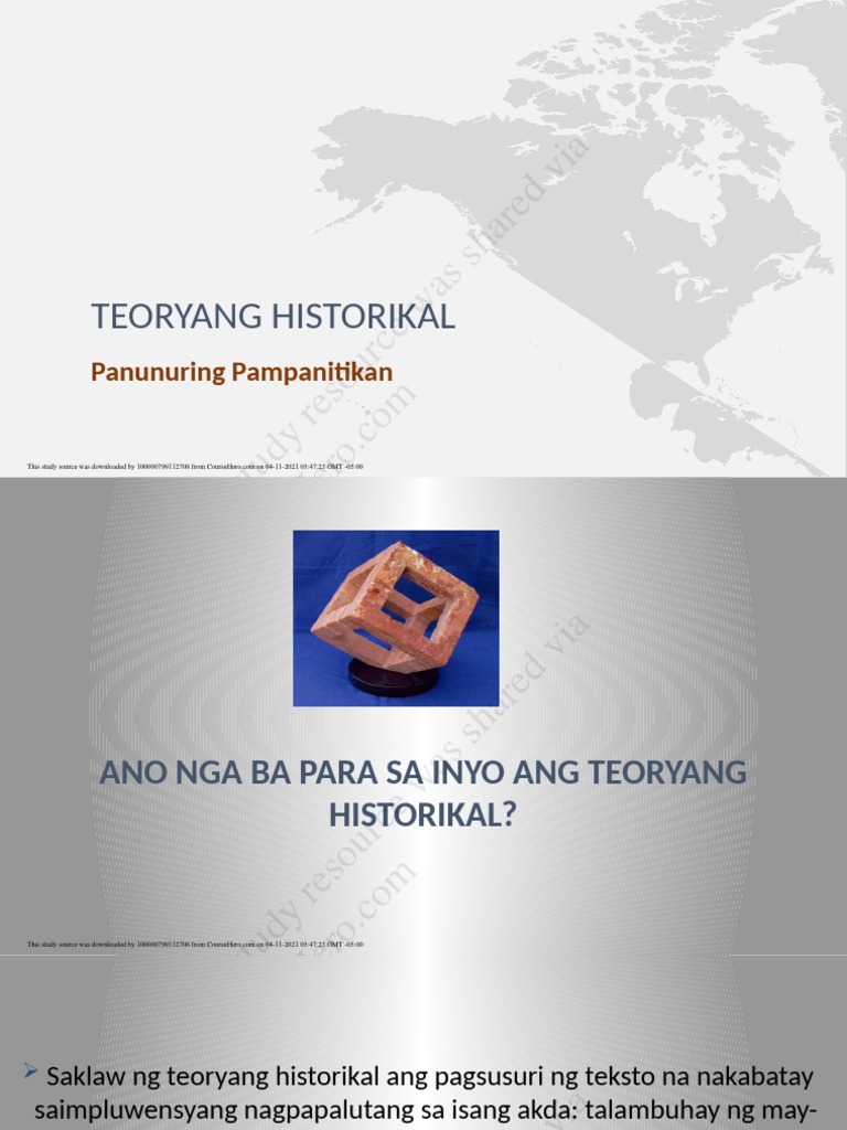 Pdf-Teoryang Historikal | PDF