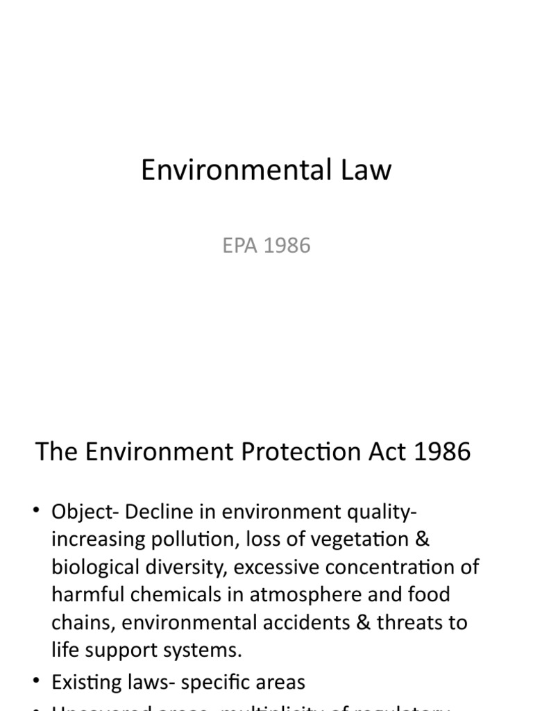 Environmental Law | PDF | Fly Ash | Pollution