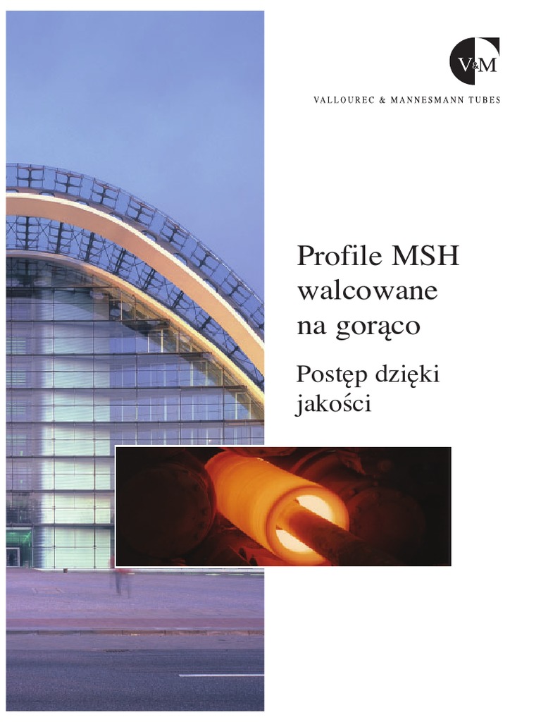 Profile MSH Walcowane Na Gorąco: Postęp Dzięki Jakości | PDF