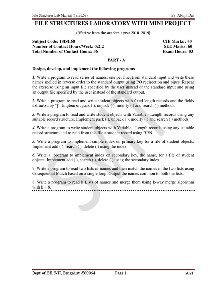 Final Lab Manual Fs 2021 | PDF | Database Index | Data