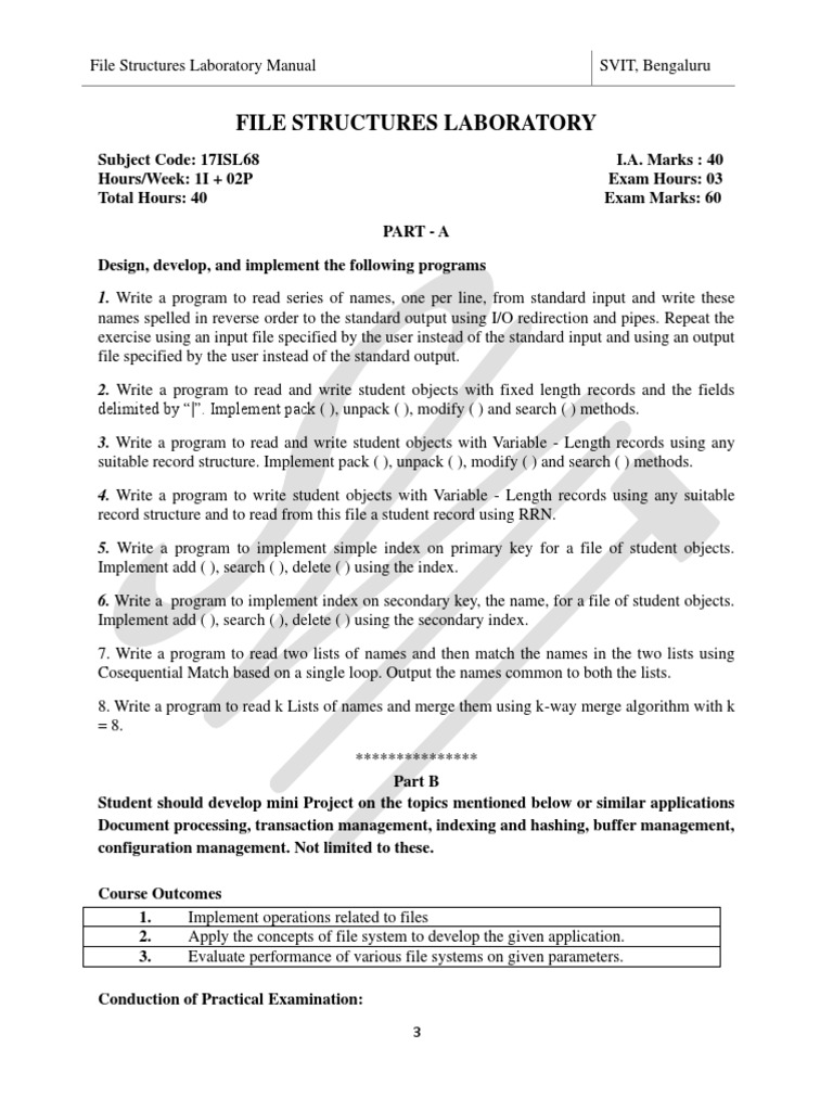 FS Lab 2020 | PDF | Database Index | Data Management