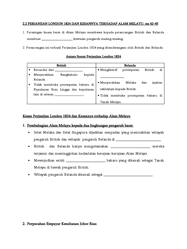 Perjanjian London | PDF