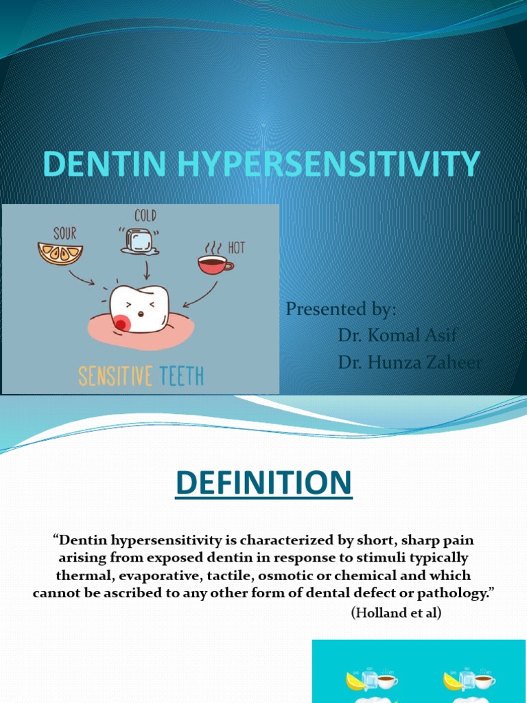 Dentin Hypersensitivity: Theories & Management | PDF | Mouth | Dentistry
