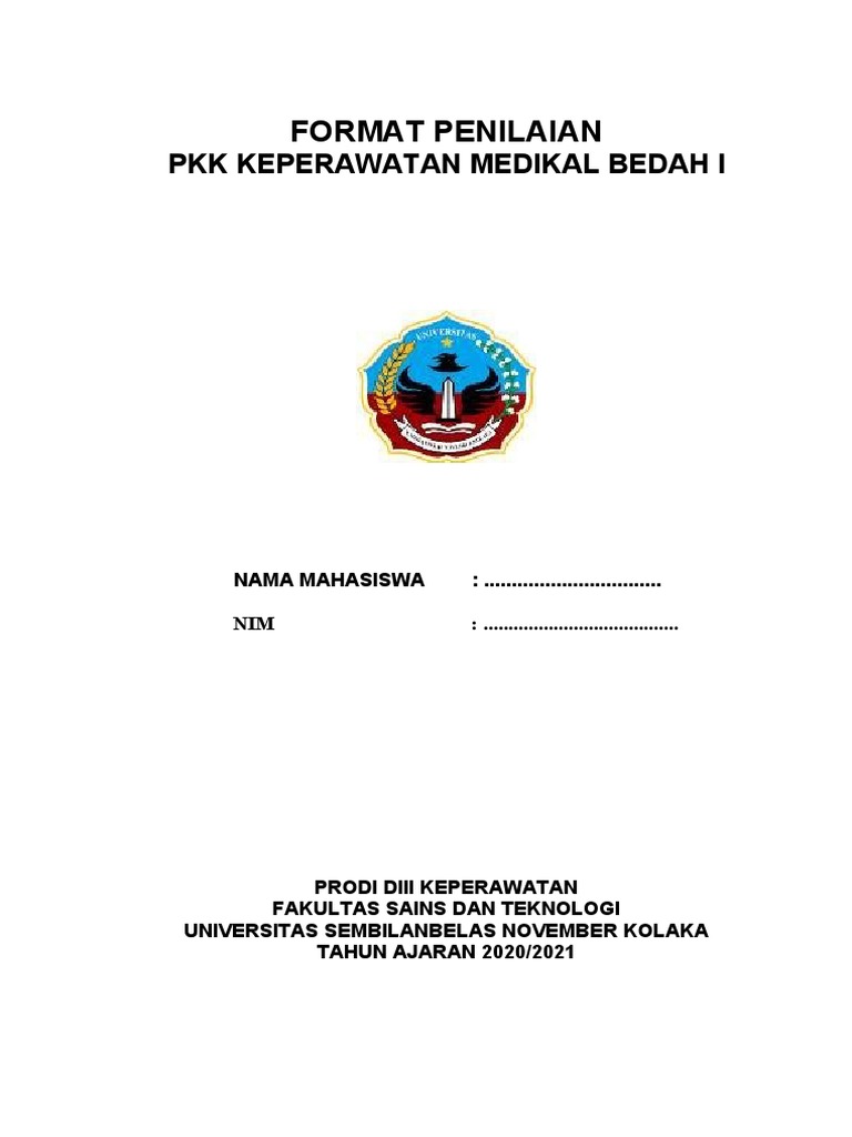 Format Penilaian KMB I | PDF