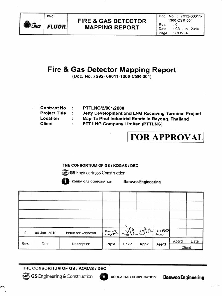 7s92 06011 1300 CSR 001 r0 Fire Gas Detector Mapping Report | PDF ...