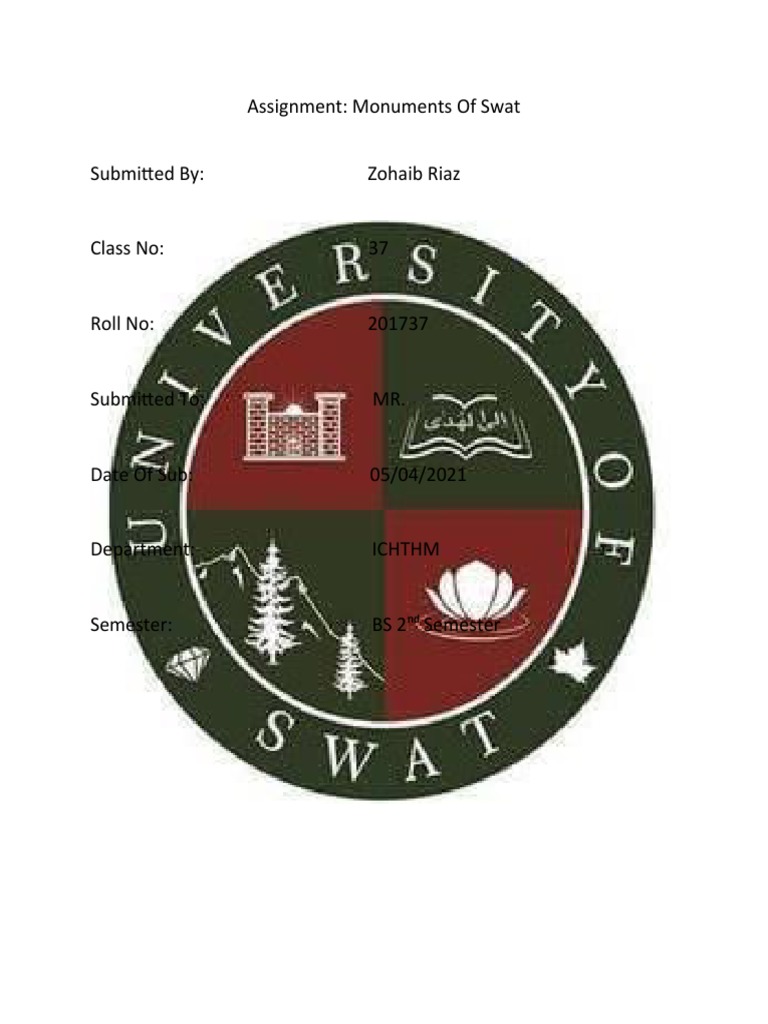 Monuments of Swat (Zohaib Riaz) | PDF | Khyber Pakhtunkhwa