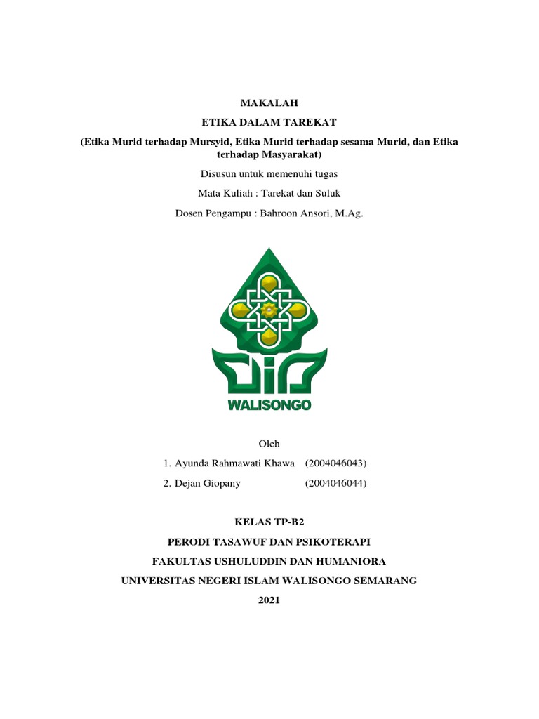 Makalah TDS Kel 4 | PDF