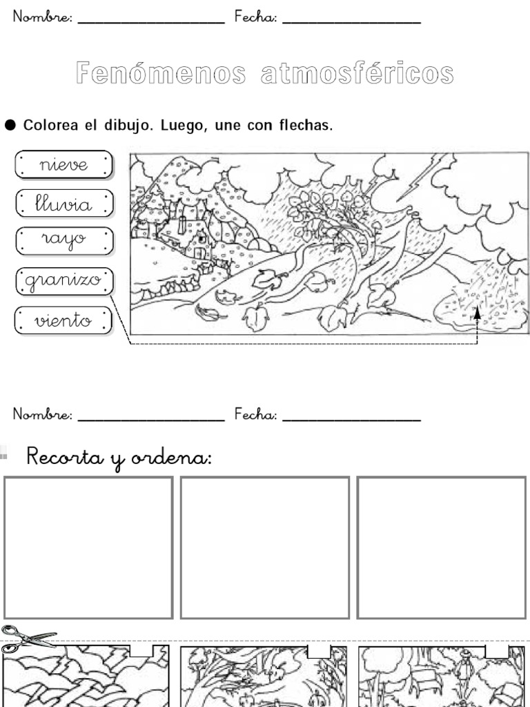 El Clima y Las Estaciones 1º Primaria | PDF