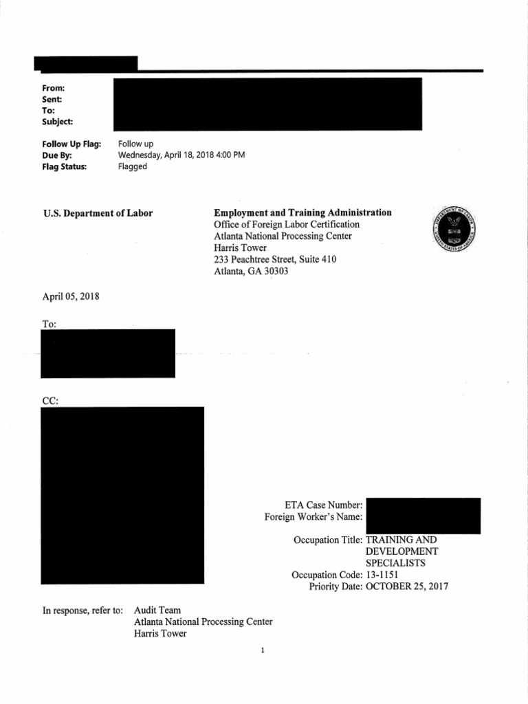 Sample PERM Audit Recruitment Report | PDF