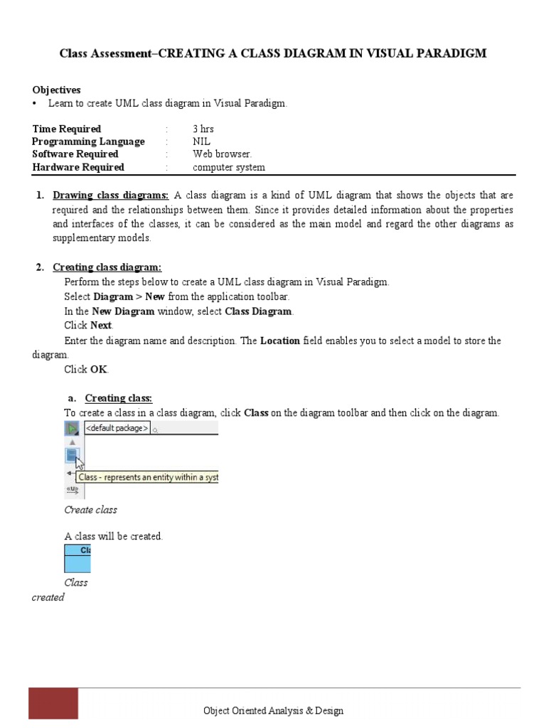 Create UML Class Diagram Guide | PDF | Inheritance (Object Oriented ...