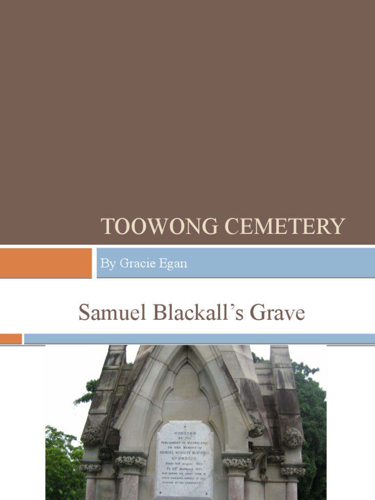 Toowong Cemetery Facts & Tours | PDF