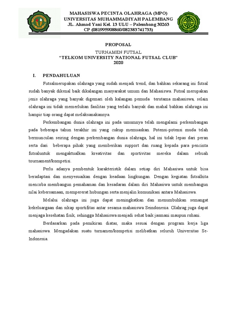 Proposal PT Musi Tunggal | PDF