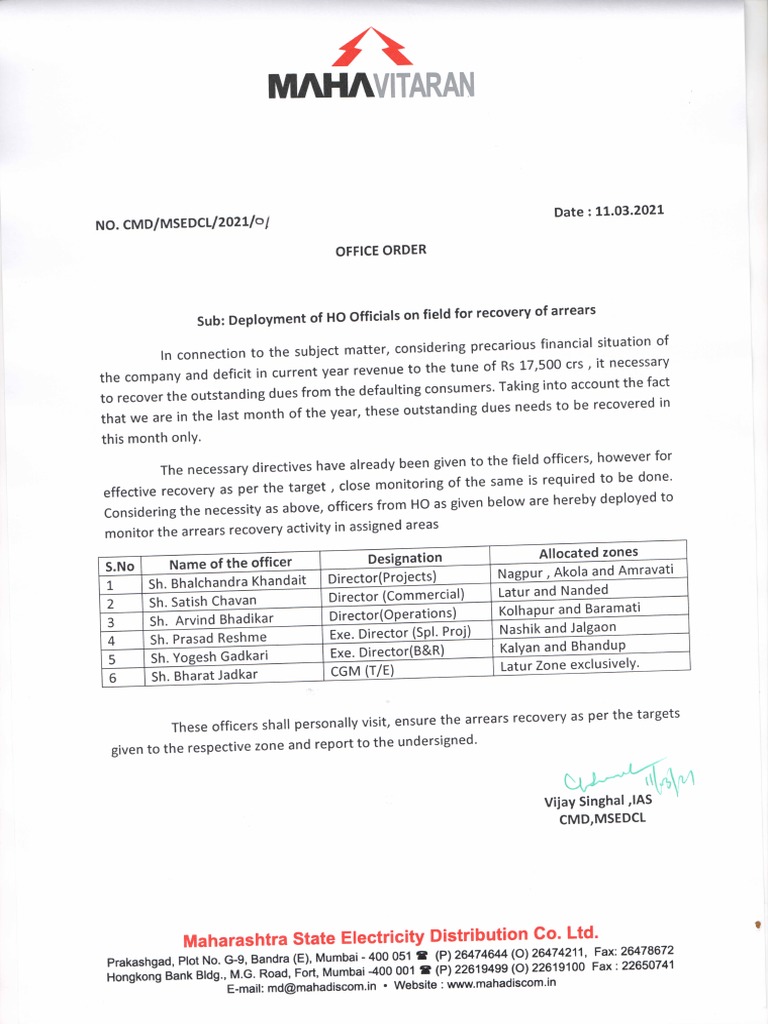 Office Order | PDF