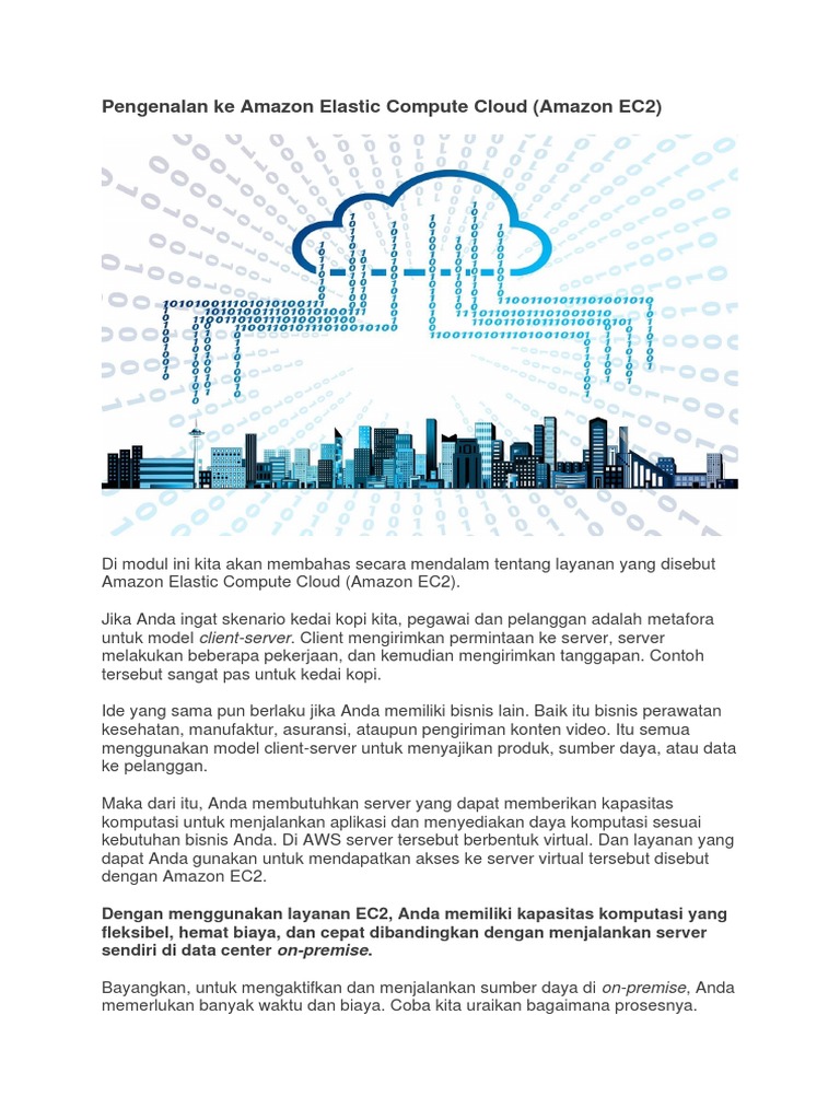 Pengenalan Ke Amazon Elastic Compute Cloud | PDF